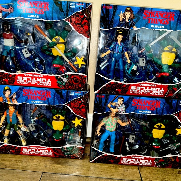 Toys | Stranger Thingsteenage Mutant Ninja Turtles Crossover Action ...